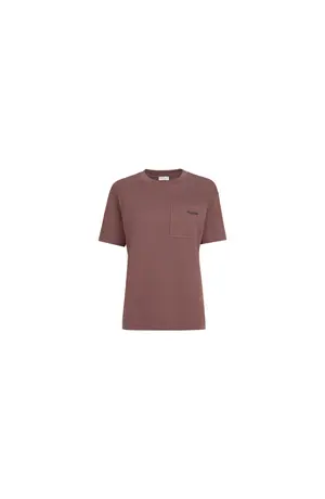 Brunello Cucinelli Cotton Jersey T-shirt With Shiny Tab