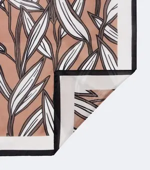 Brunello Cucinelli Printed Silk Twill Scarf