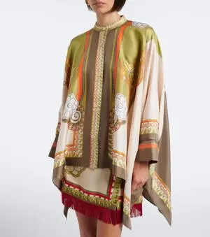 La DoubleJ Printed Silk Twill Foulard Shirt