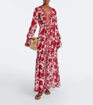 ALEXANDRA MIRO Clementine Floral Maxi Dress