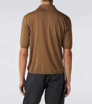 Saint Laurent Wool Polo Shirt