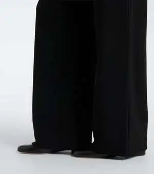 LESET Arielle Crepe Wide-leg Pants