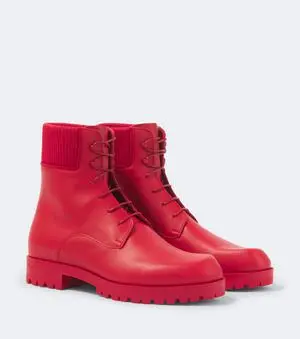Christian Louboutin Paneled Boots For Men
