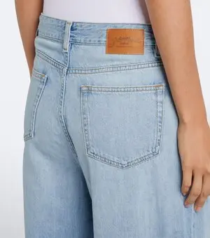 GANNI Marri Wide-leg Jeans In Light Vintage