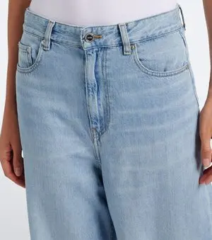 GANNI Marri Wide-leg Jeans In Light Vintage