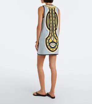 La DoubleJ Totem Printed Cotton Mini Dress