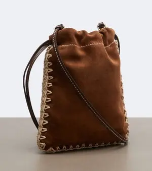 Prada Suede Phone Pouch