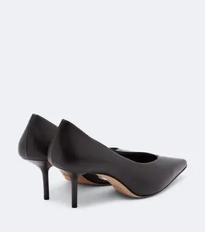 Max Mara Leather Pointed Toe High Heel Pumps