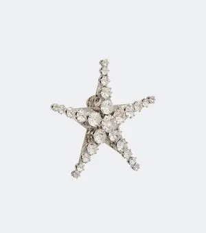 Alessandra Rich Crystal-embellished Star Earrings
