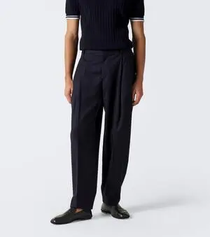 Dolce & Gabbana Virgin Wool Gabardine Pants