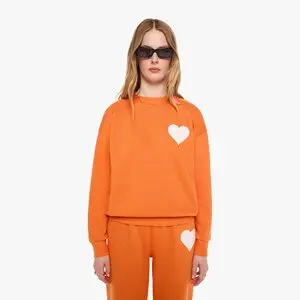 Sprwmn Heart Sweatshirt - Orange