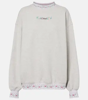Chloe Embroidered Sweatshirts Hoodies For Women