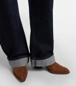Khaite Clive Suede Knee-high Boots