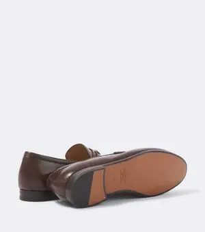 Valentino Garavani Vlogo Leather Loafers