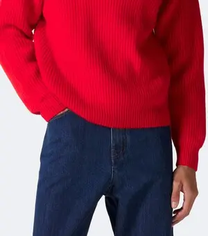 JIL SANDER Wool Half-zip Sweater