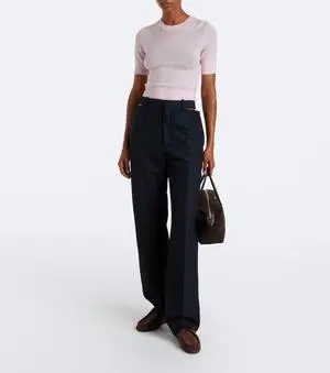 JIL SANDER Suede Loafers