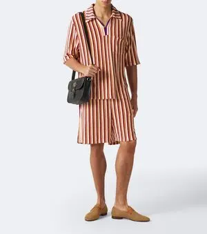 Valentino Garavani Striped Terry Polo Shirt