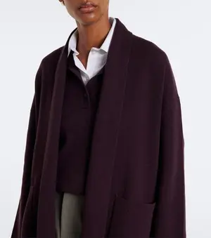 Jardin Des Orangers Wool And Cashmere Coat - Purple