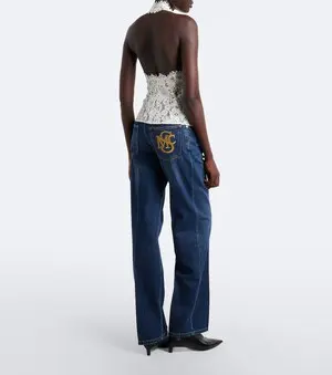 Stella McCartney Faded Straight Jeans