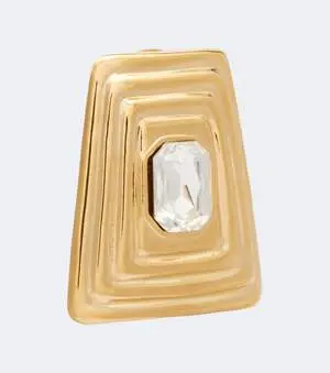 Alessandra Rich Crystal-embellished Clip-on Earrings