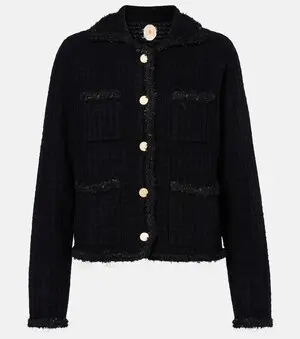 Jardin Des Orangers Wool And Cashmere Cardigan - Black