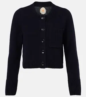 Jardin Des Orangers Wool & Cashmere Cardigan - Blue