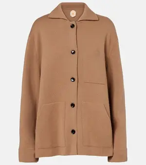 Jardin Des Orangers Wool And Cashmere Cardigan - Brown