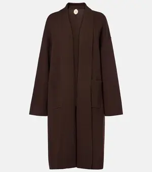 Jardin Des Orangers Wool And Cashmere Cardigan - Brown