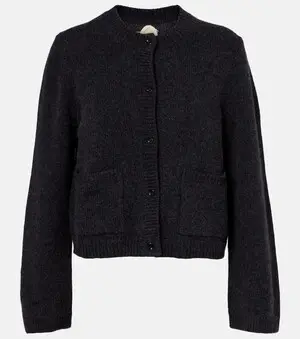 Jardin Des Orangers Wool And Cashmere Cardigan - Grey