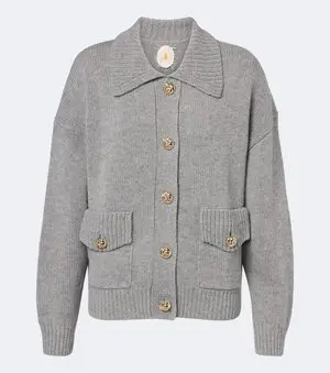 Jardin Des Orangers Wool And Cashmere Cardigan - Grey