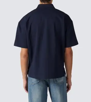 Saint Laurent Cassandre Cotton Polo Shirt