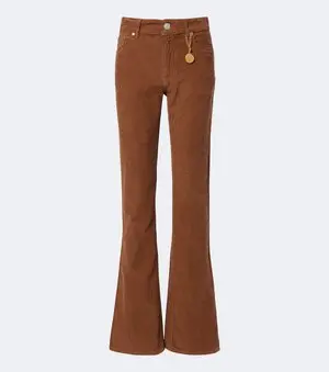Stella McCartney Cotton Corduroy Flared Pants