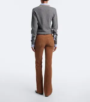Stella McCartney Cotton Corduroy Flared Pants