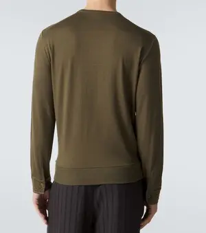 TOM FORD Wool, Cashmere, And Silk Henley Shirt