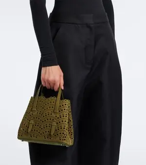 Alaïa Mina 20 Small Leather Top-handle Bag - Green