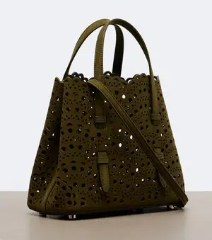 Alaïa Mina 20 Small Leather Top-handle Bag - Green