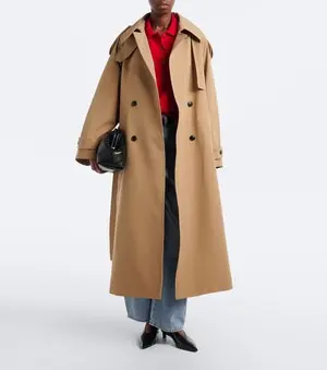 RÓHE Belted Cotton And Wool-blend Coat