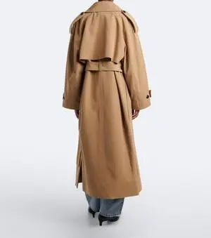 RÓHE Belted Cotton And Wool-blend Coat