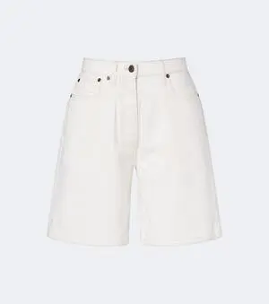 Prada Denim Bermuda Shorts - White