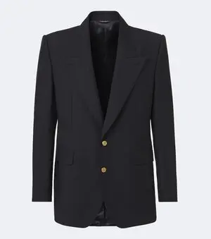 Dolce & Gabbana Virgin Wool Suit Jacket - Black