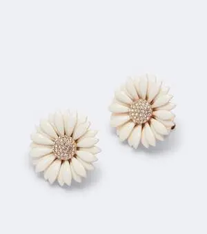 Carolina Herrera Embellished Daisy Earrings