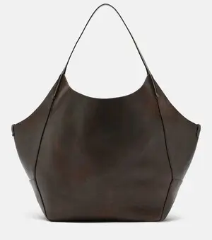 Slouchy Leather Totes