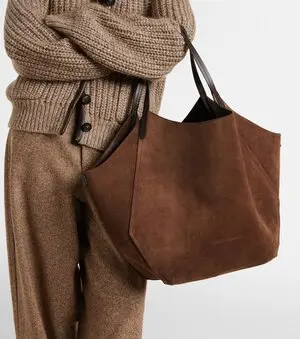 Brunello Cucinelli Monili Medium Leather Tote Bag