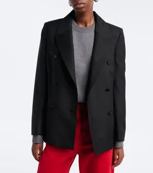 RÓHE Wool And Mohair Double-breasted Blazer
