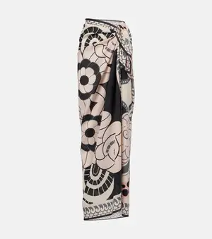 La DoubleJ Printed Cotton Beach Cover-up - Multicoloured