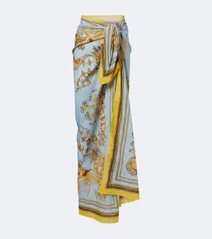 La DoubleJ Printed Cotton Beach Cover-up - Multicoloured