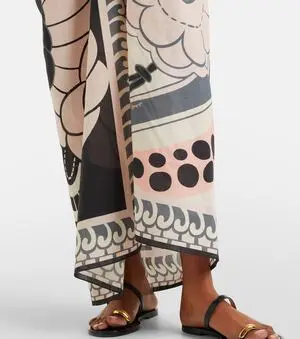 La DoubleJ Printed Cotton Beach Cover-up - Multicoloured