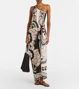 La DoubleJ Printed Cotton Beach Cover-up - Multicoloured