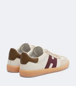 Hogan Leather Sneakers - Beige