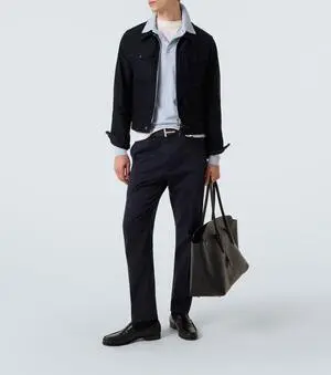 TOM FORD Cashmere And Silk Polo Sweater - Blue